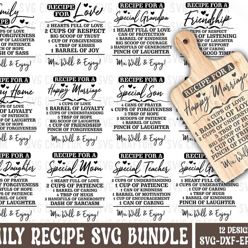 Kitchen Prayer Cutting Board Svg - Etsy