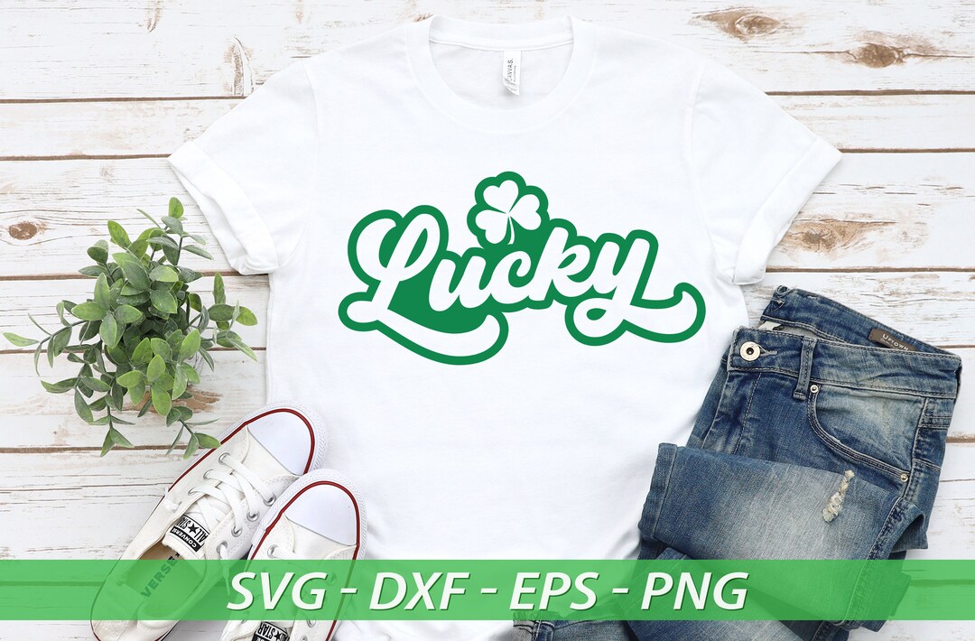 Lucky SVG, Happy Go Lucky Svg, St Patricks Day Svg, Lucky Rainbow Svg ...