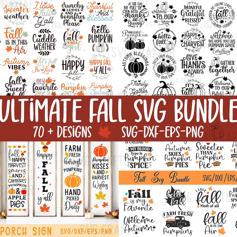 Happy Fall Signs - Etsy