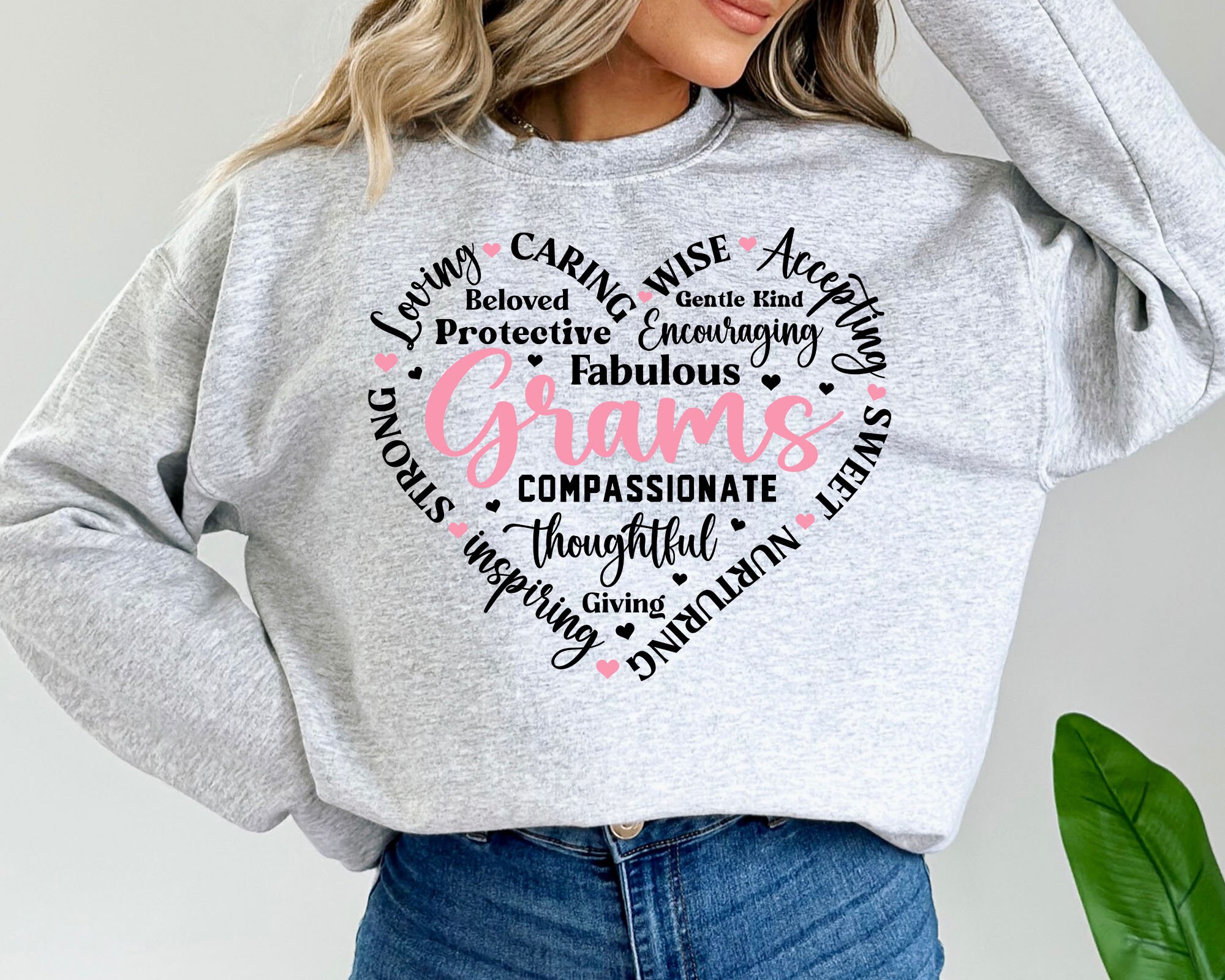 Grams Heart SVG: Mother's Day Typography (digital Download) - Etsy