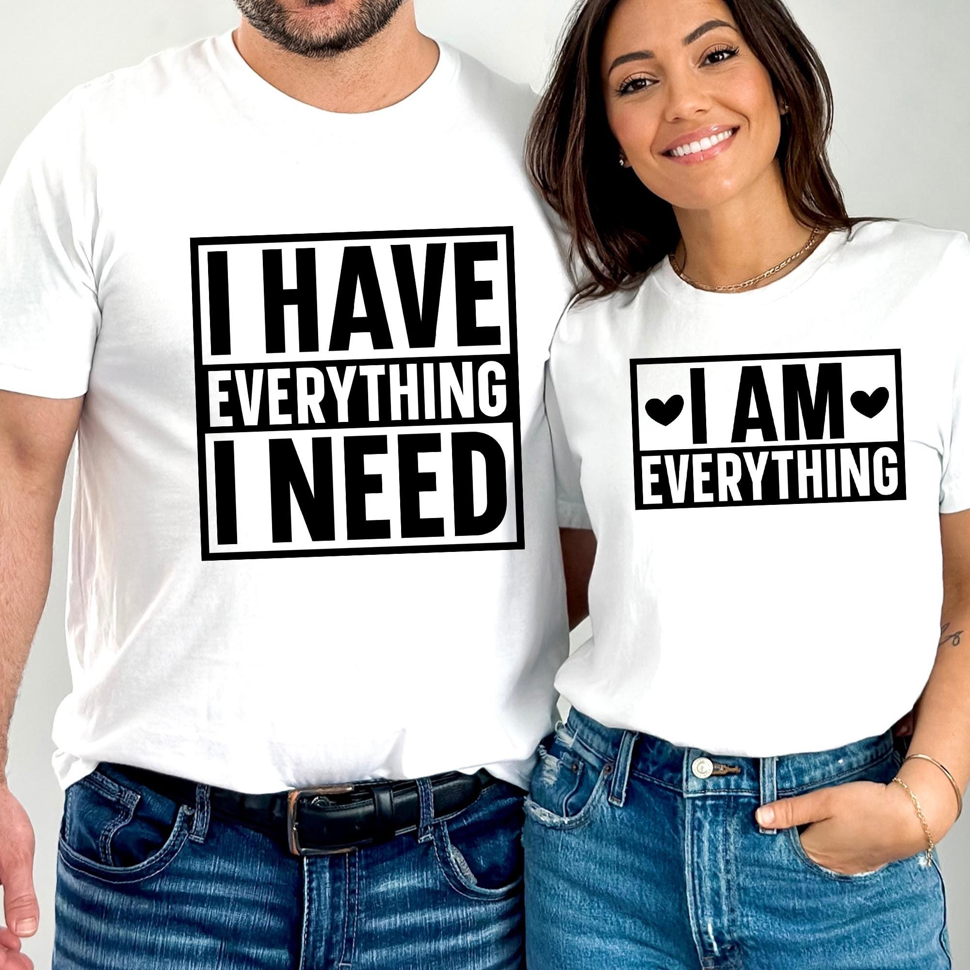 Couple Shirts SVG Bundle: Matching Anniversary Design (digital Download ...