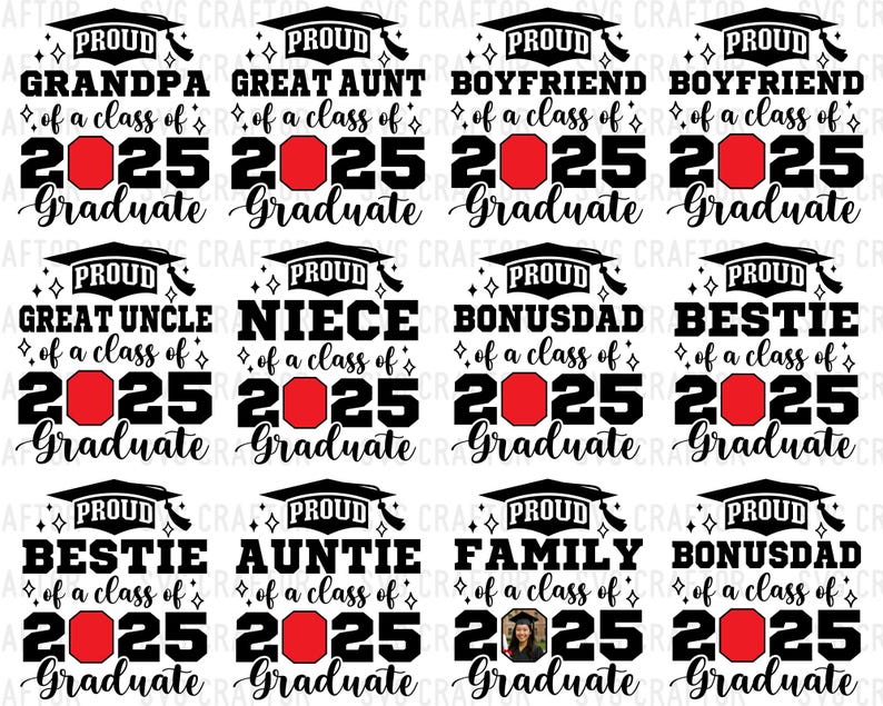 Proud Family Graduate 2025 SVG Bundle (digital Files) - Etsy