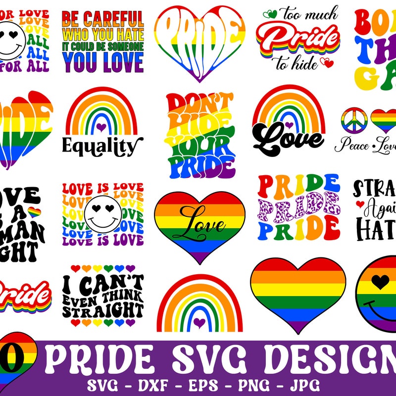 Rainbow on Flag Decal - Etsy