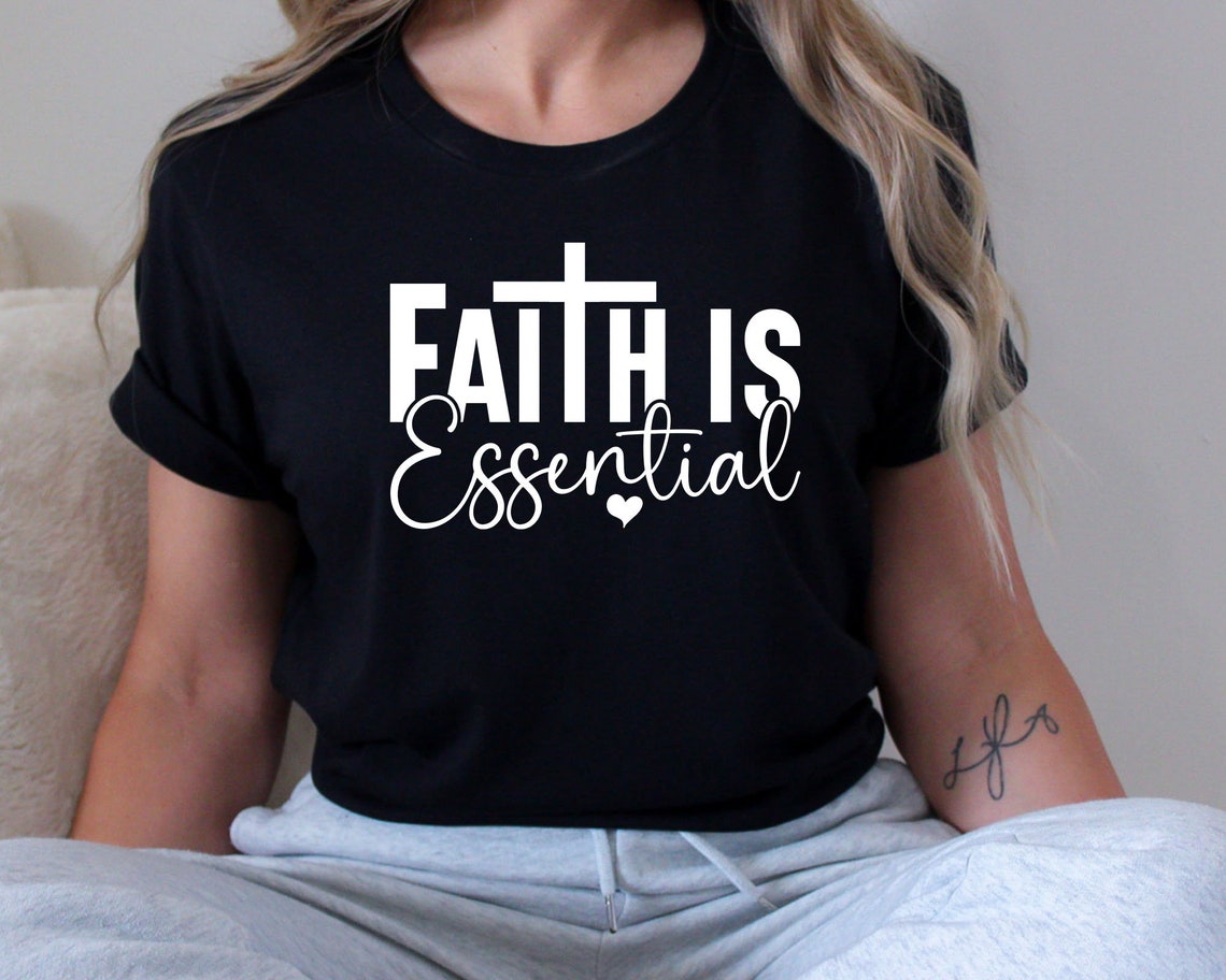 Faith is Essential Svg Dxf Png Faith Svg Designs Religious - Etsy