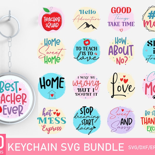 Key Ring Svg - Etsy