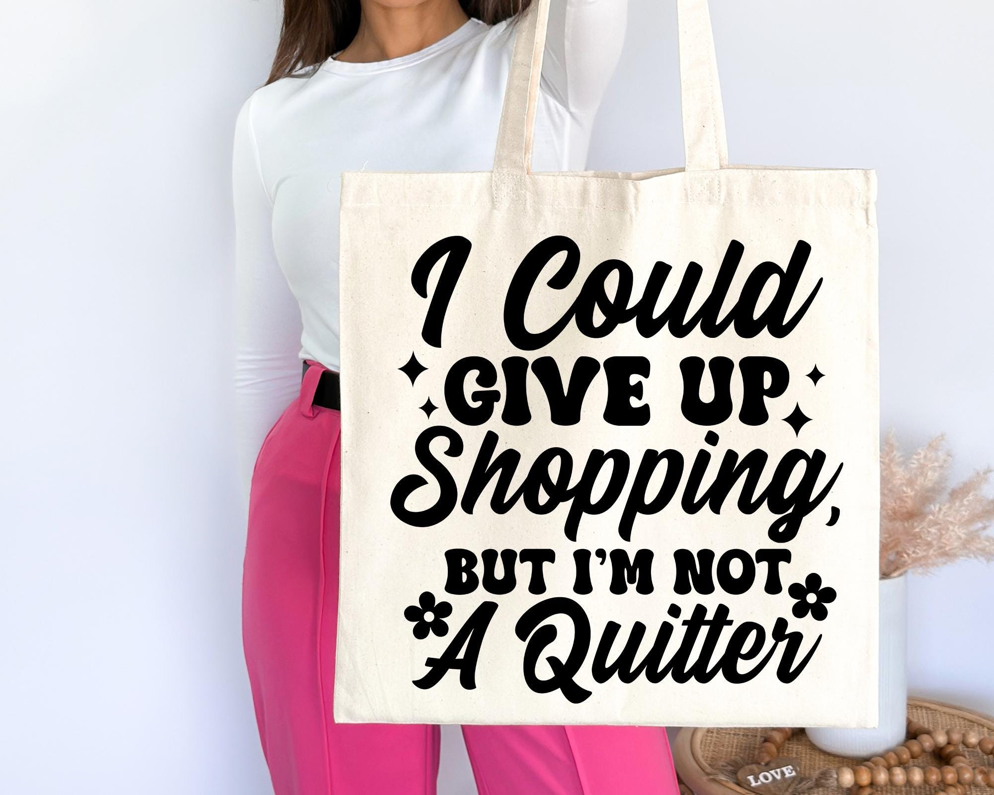 Funny Tote Bag Quotes SVG Bundle: Humorous Reusable Bag Designs ...