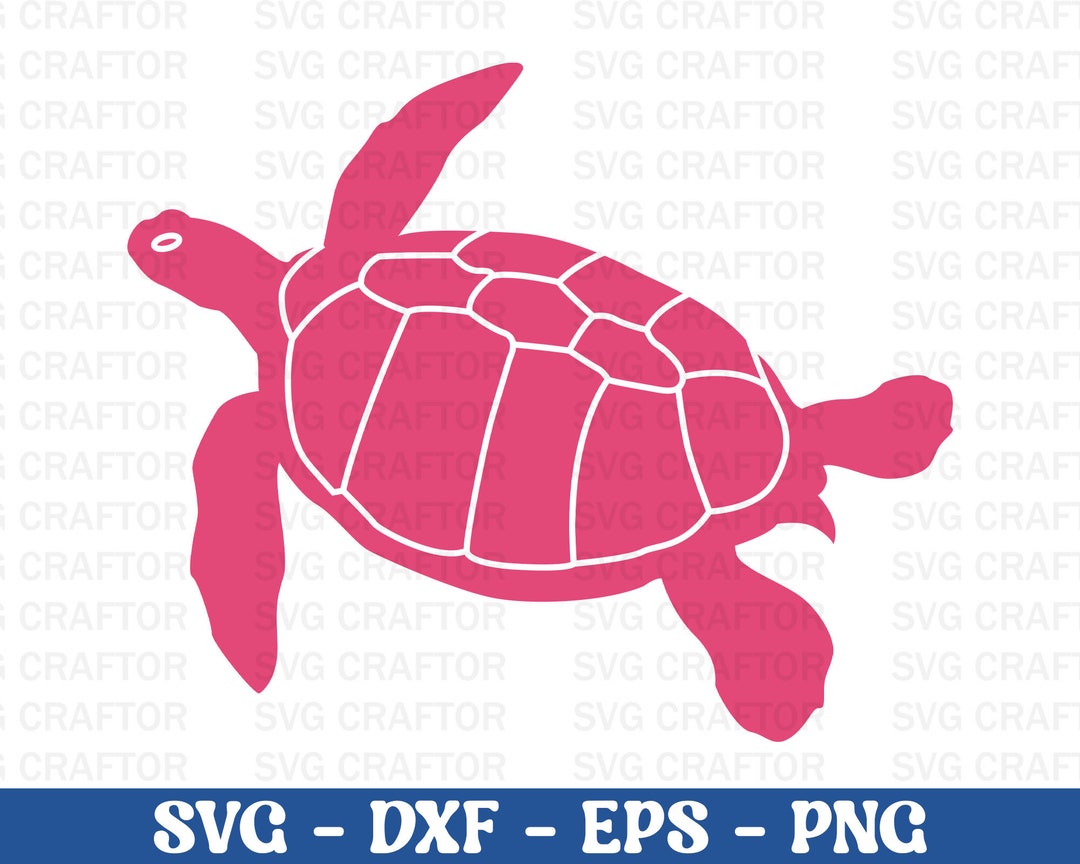 Sea Turtle SVG: Vector Cut File, Clipart (digital Download) - Etsy
