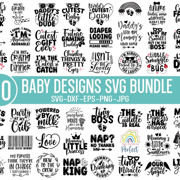 Baby Onesies Svg - Etsy