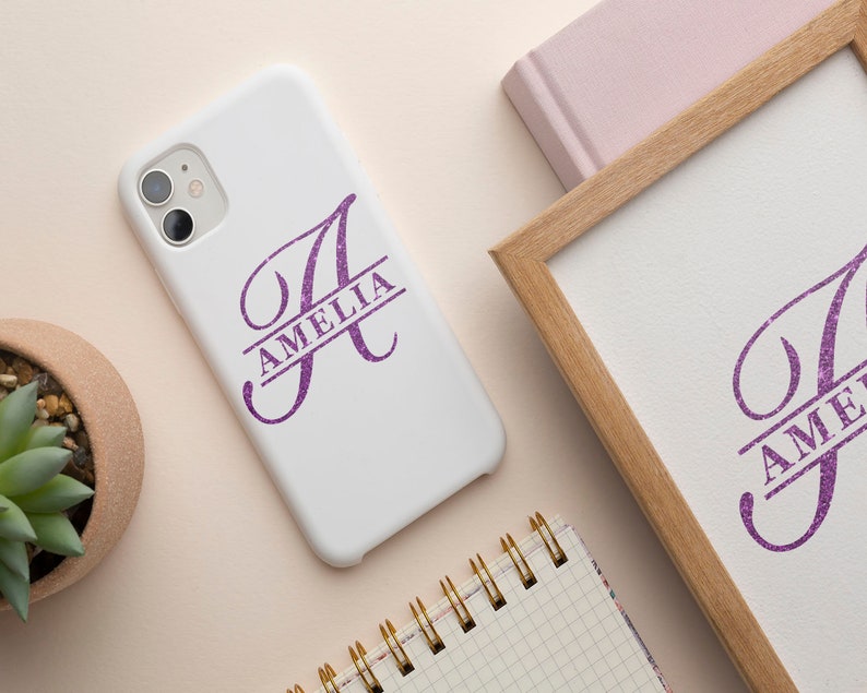 Split Letter Glitter Monogram SVG Bundle (digital Download) - Etsy