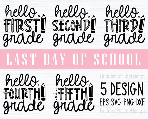 Last Day of School SVG Bundle Last Day of School Quotes | Etsy