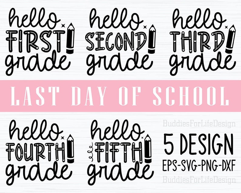 Last Day of School SVG Bundle Last Day of School Quotes - Etsy