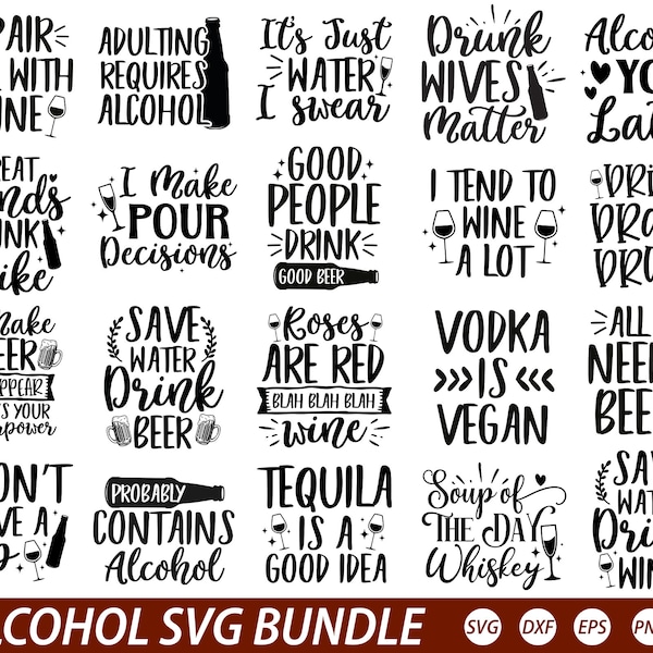 Funny Drink Svg - Etsy