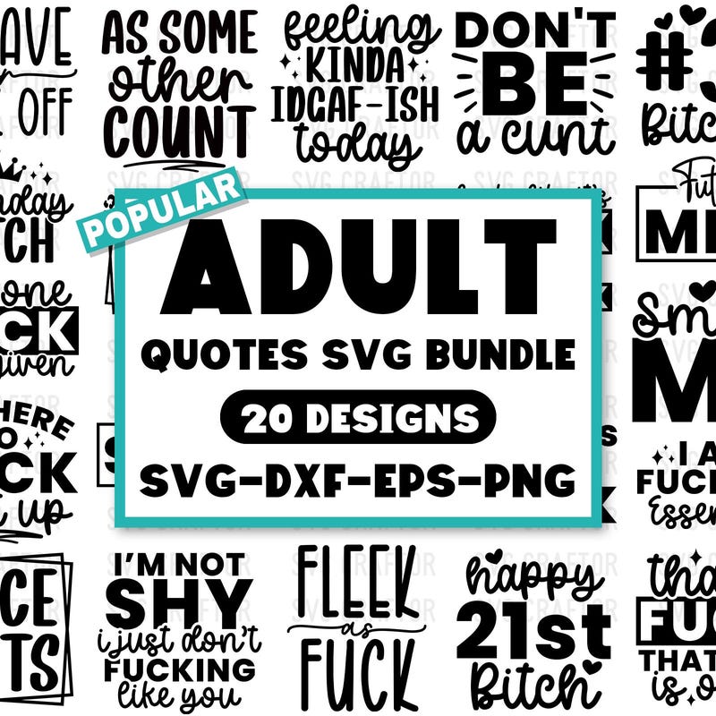 Rude Svg - Etsy UK