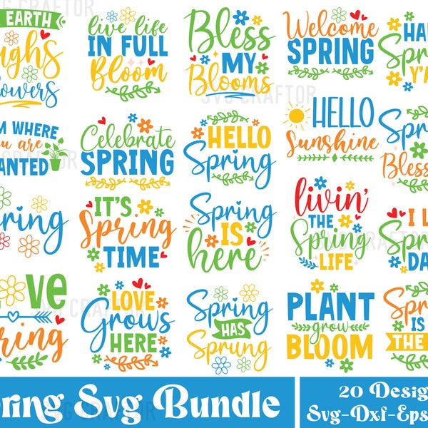 Spring Svg - Etsy