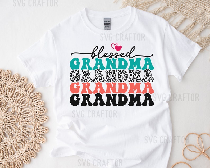 Grandma SVG Design Bundle: Shirt Graphics, Family Sayings (digital ...