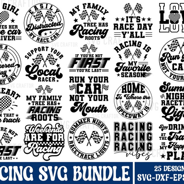 Racing Svg - Etsy