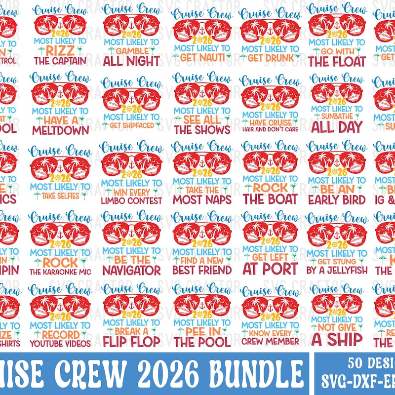 Cruise Crew 2026 Dtf - Etsy