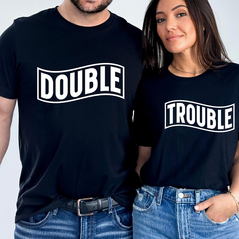Couple Shirts SVG Bundle: Matching Anniversary Design (digital Download ...