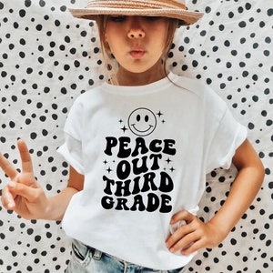 Peace Out Third Grade Peace Out School Svg, Last Day of School Svg, End ...