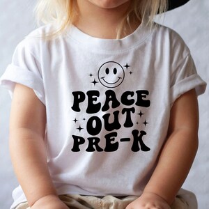 Peace Out Pre-k Peace Out School Svg, Last Day of School Svg, End of ...