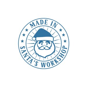Santa Claus Post Stamp SVG Bundle: Christmas Mail Designs (digital ...
