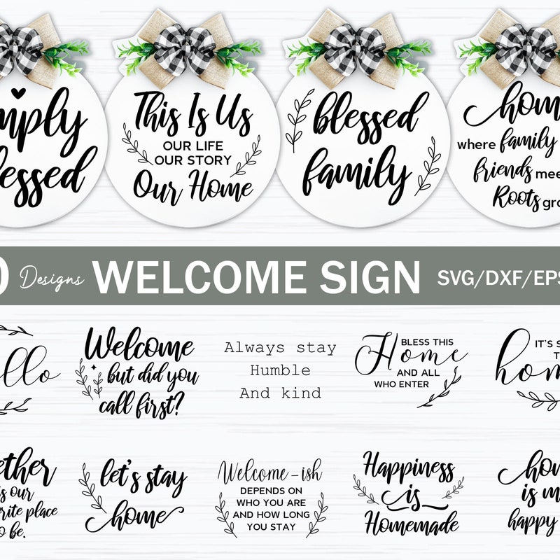 Round Sign Svg - Etsy