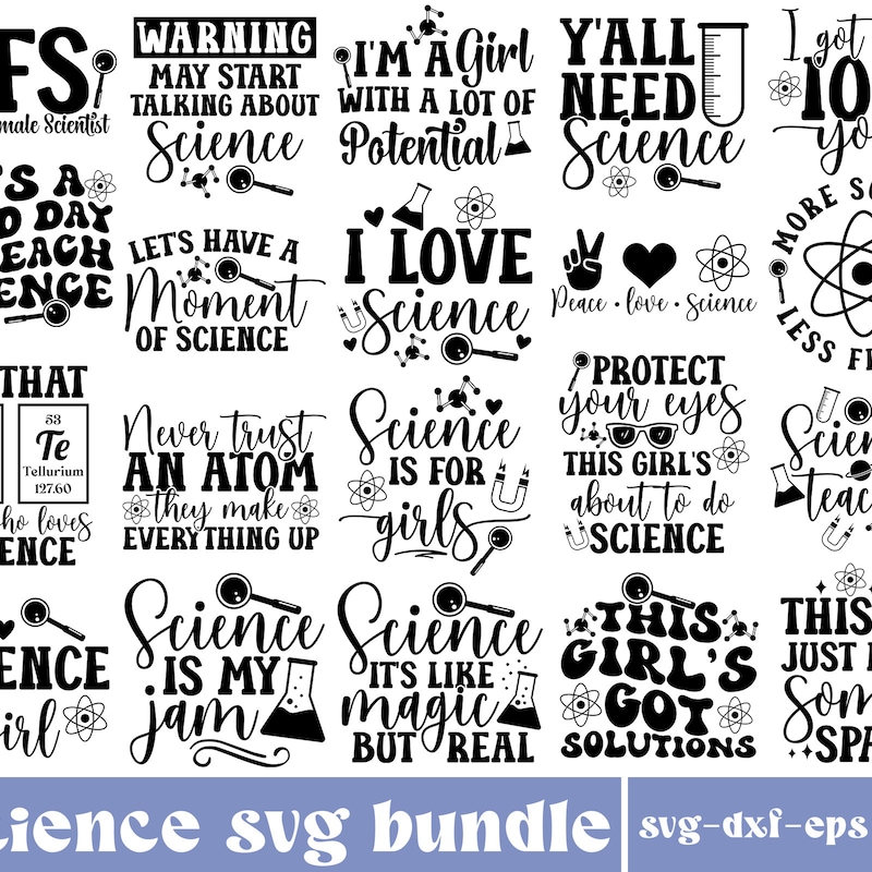Science Svg - Etsy