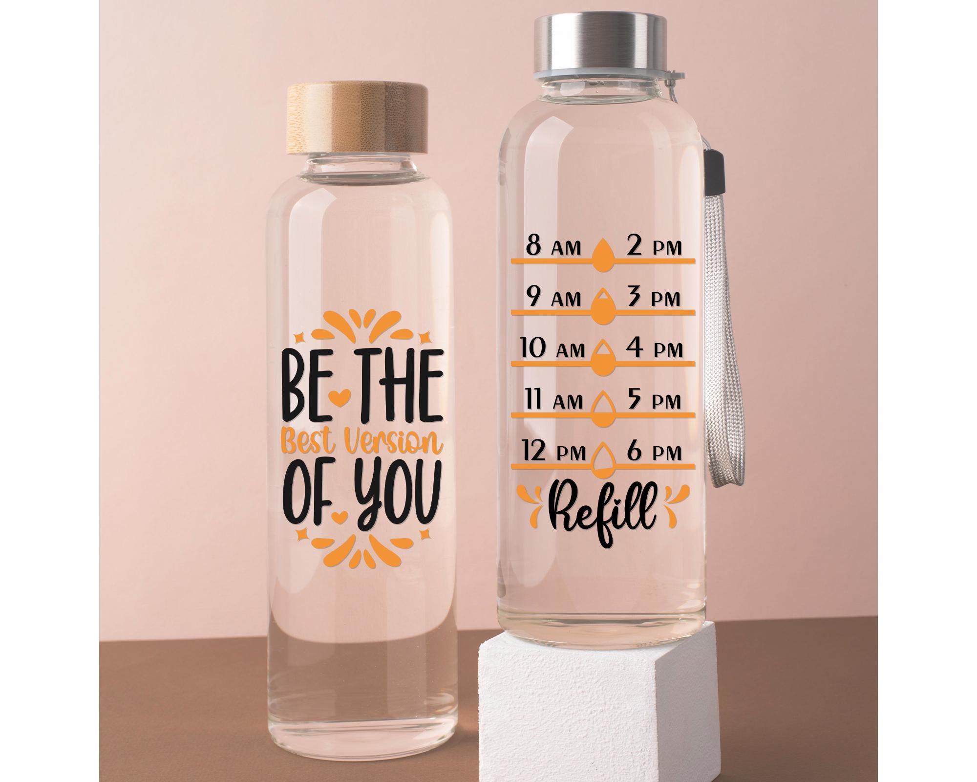 Water Tracker SVG Bundle: Water Bottle & Tumbler Designs (digital ...