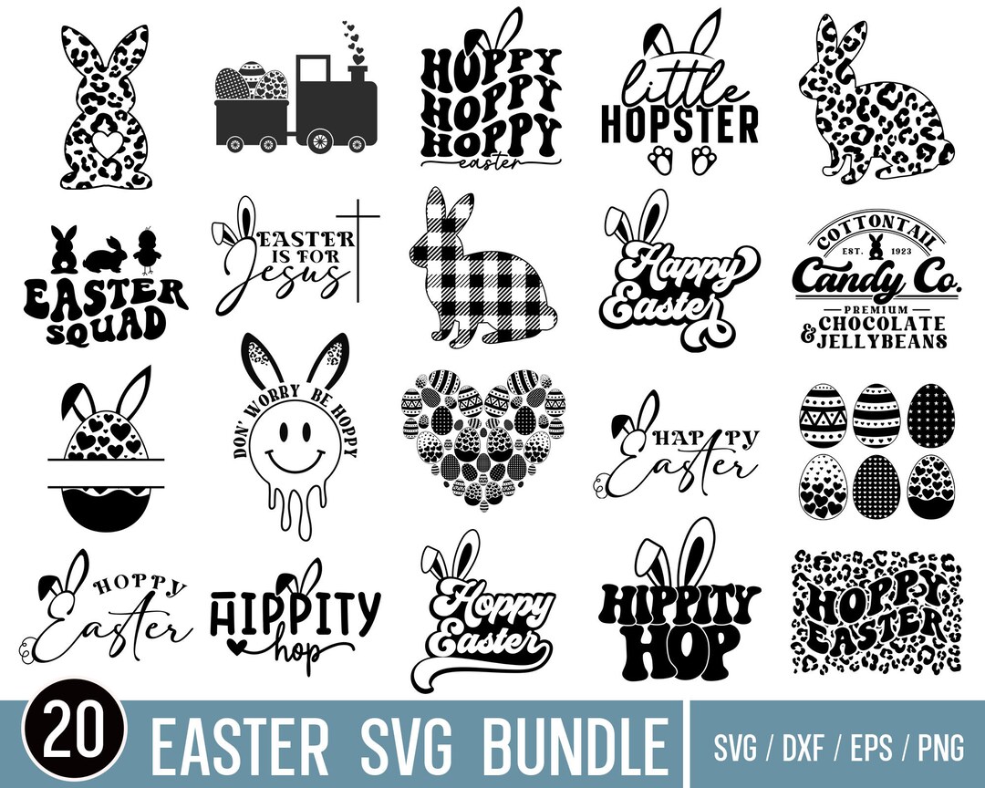 Easter Svg Bundle, Easter Svg Designs, Easter Svg Cut Files, Easter Svg ...