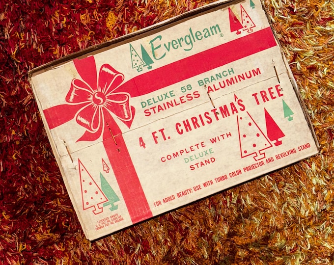 Vintage Evergleam Deluxe 4-foot 58-branch Aluminum Christmas Tree ...