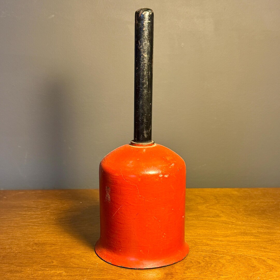 Antique Cast Iron Fire Alarm Bell – 1900s Industrial Red Signal - Etsy