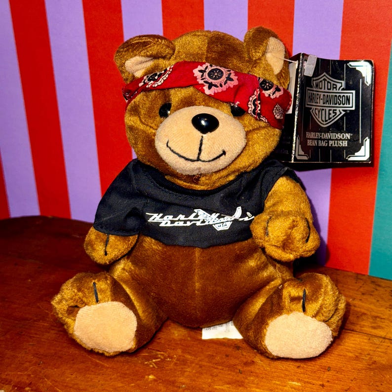 Vintage 1997 Harley-davidson Bean Bag Plush Set of 3 – Roamer, Big Twin ...