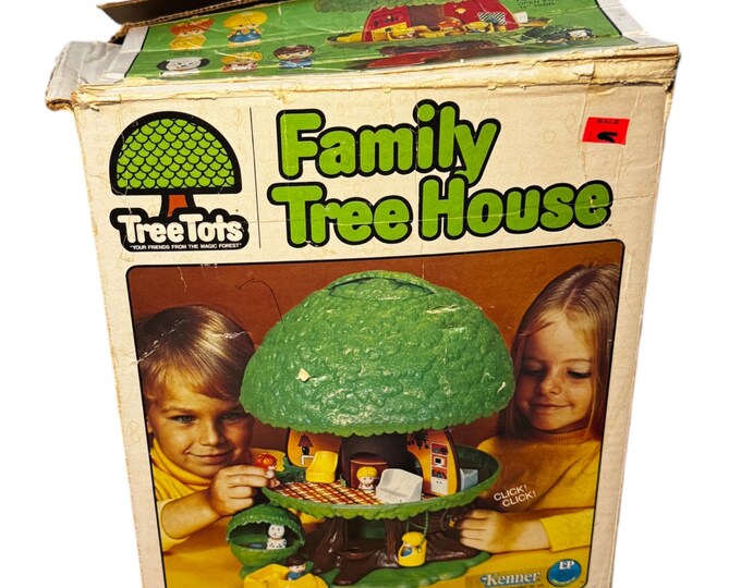 Vintage 1975 Tree Tots Family Tree House by Kenner - Complete Play Set ...