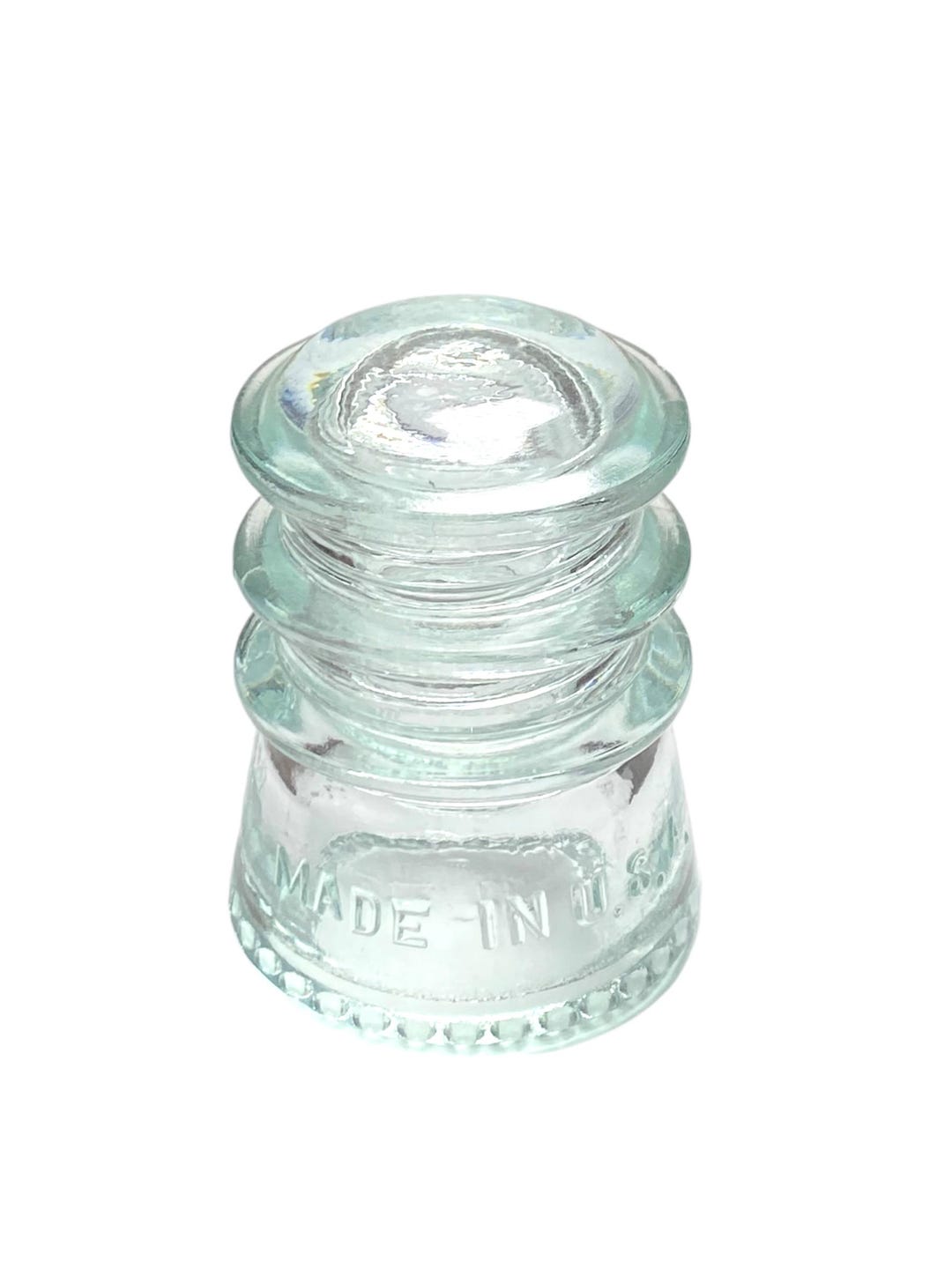 Vintage Hemingray-45 Clear Glass Insulator: Rustic Industrial Decor - Etsy