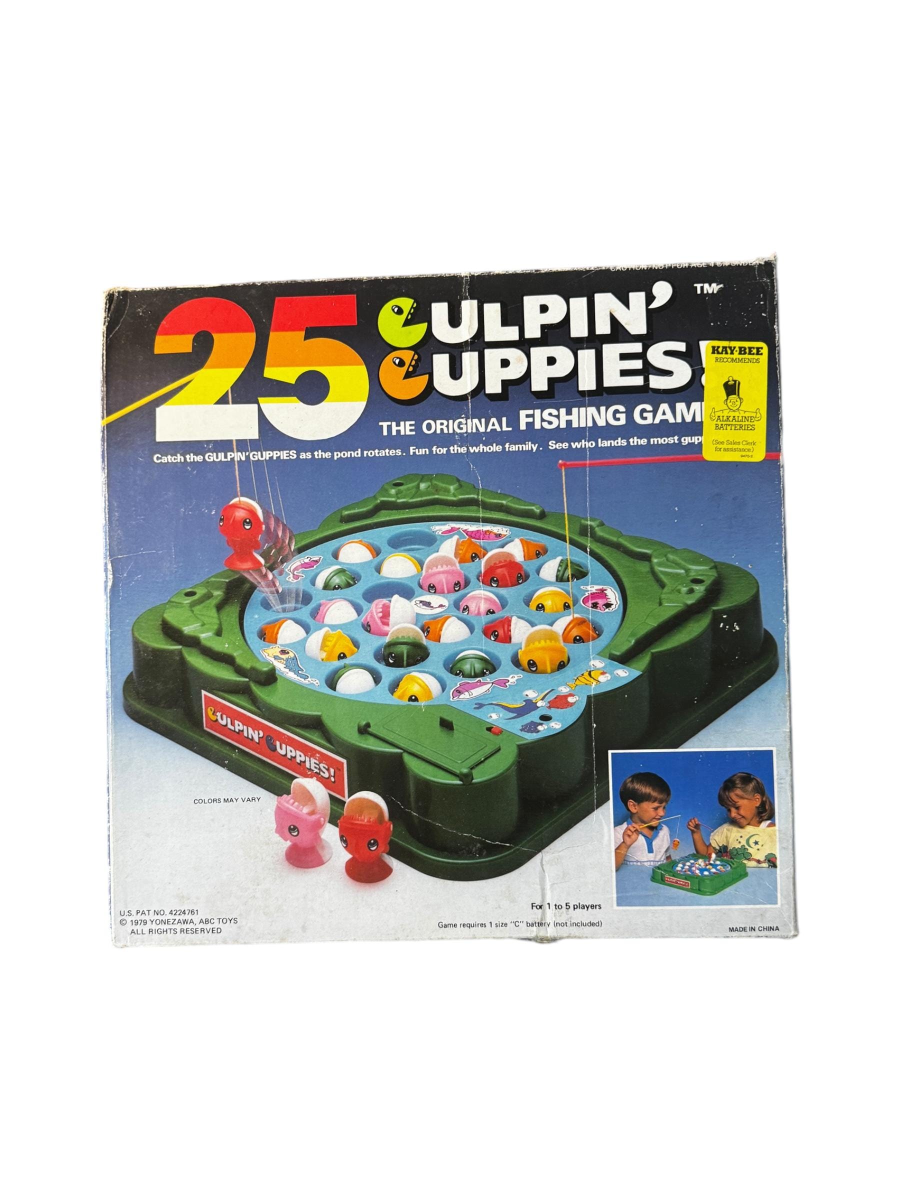 Vintage 1979 Gulpin' Guppies Fishing Game by ABC Toys - Original ...
