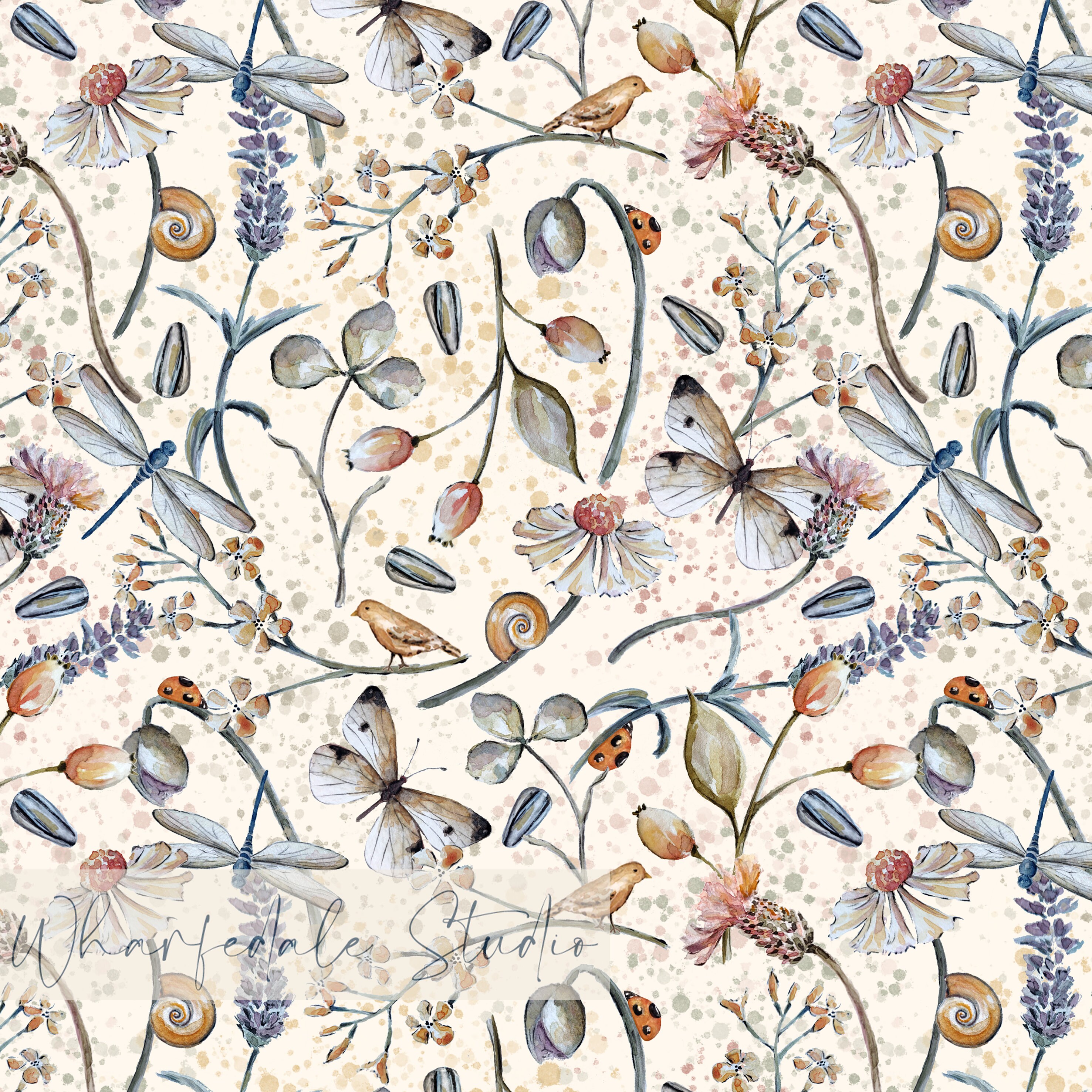 The Meadow Non Exclusive Seamless Pattern Design - Etsy