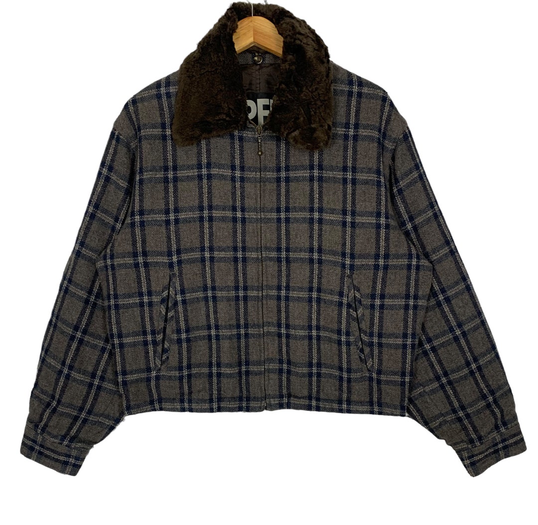 Peyton Place for Men Japan Brand Designer Jacket Grey Check - Etsy