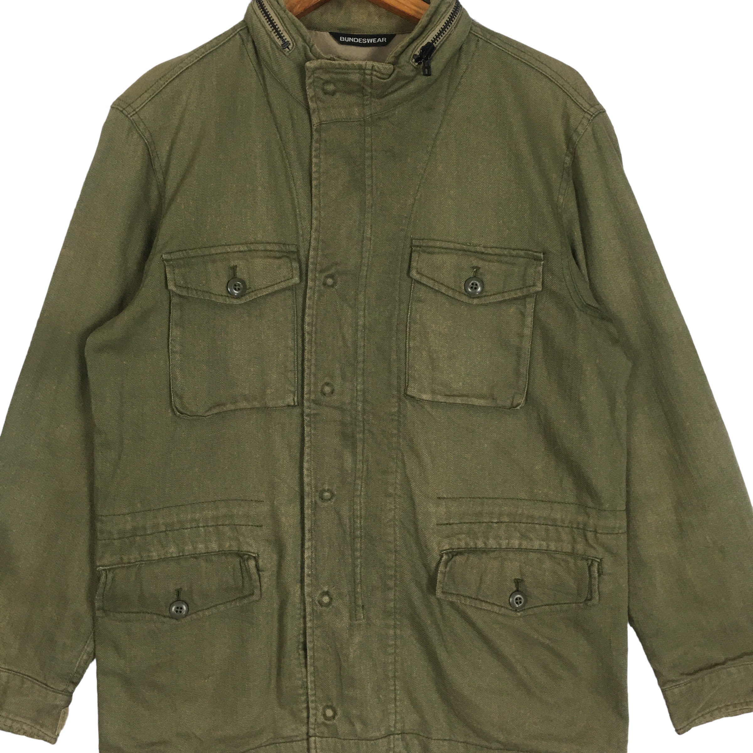 Vintage Bundeswehr M65 Field Military Jacket Colour Green Sizem - Etsy