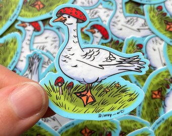 Duck With Hat Sticker - Etsy
