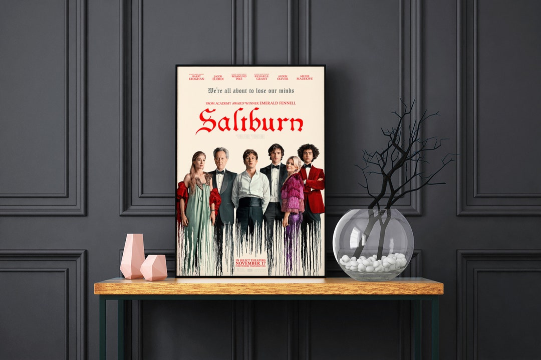 Saltburn LED Light up Movie Movie Poster Frame Backlit Film Display ...