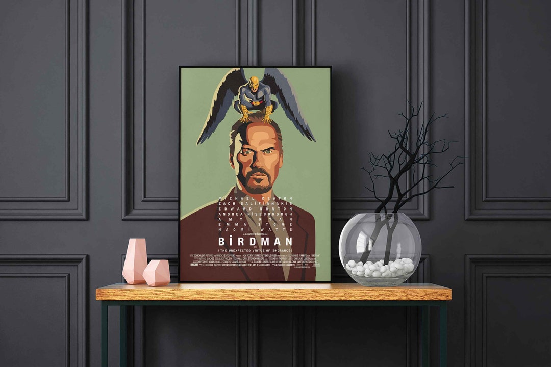 LED Light up Birdman the Unexpected Virtue of Ignorance Movie Poster ...
