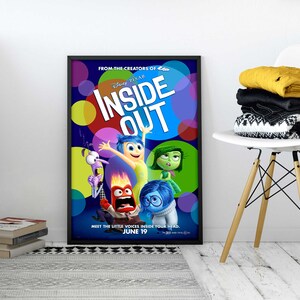 LED Light up Inside Out Movie Poster Backlit Film Display Theater Light ...