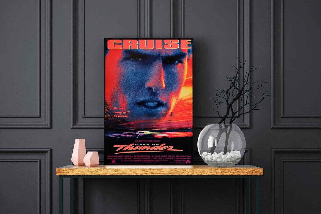 LED Light up Days of Thunder (1990) Movie Poster Backlit Film Display ...