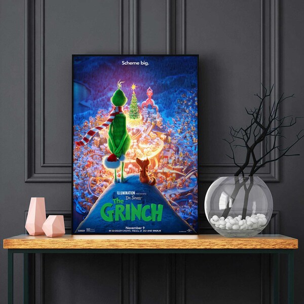 The Grinch Movie Poster - Etsy