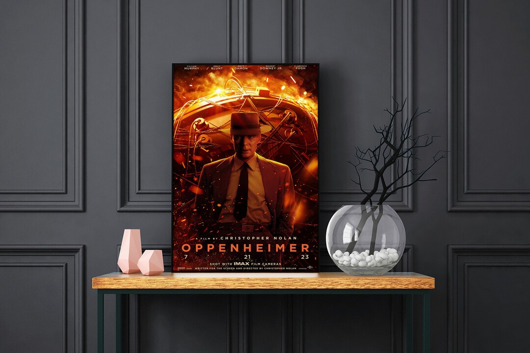 Oppenheimer LED Light up Movie Movie Poster Frame Backlit Film Display ...