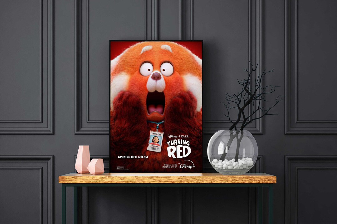 LED Light up Turning Red Movie Poster Frame Backlit Film Display ...