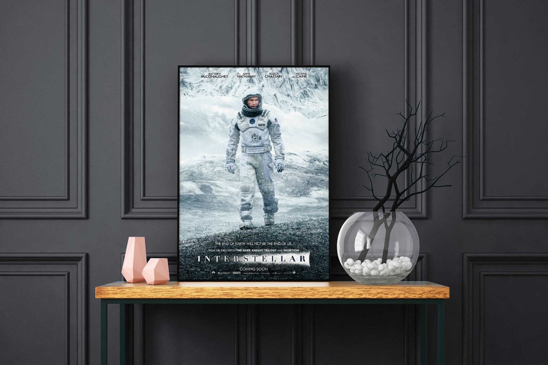 LED Light up Interstellar Movie Poster Frame Backlit Film Display ...