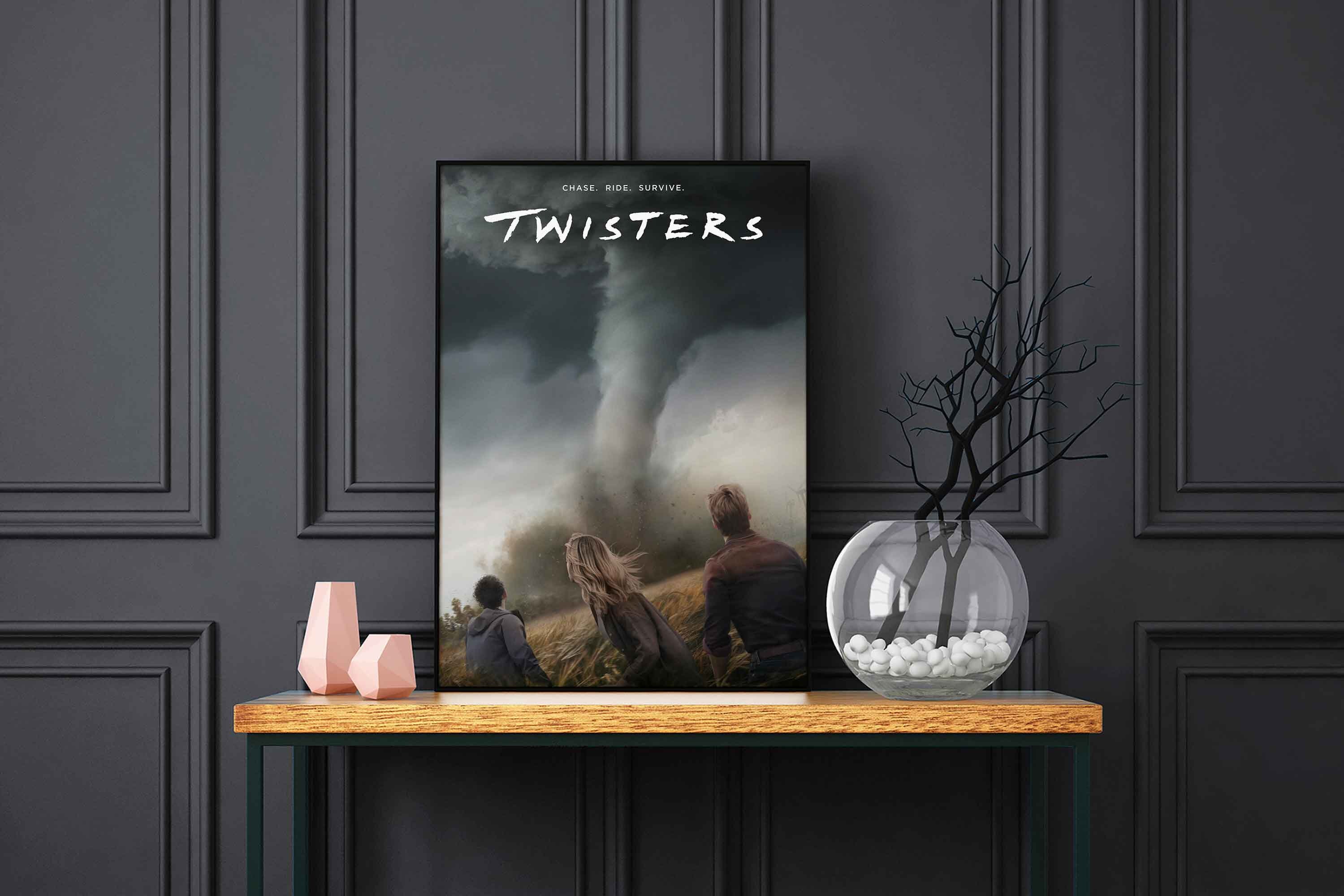 LED Light up Twisters Movie Poster Backlit Film Display Theater Light ...