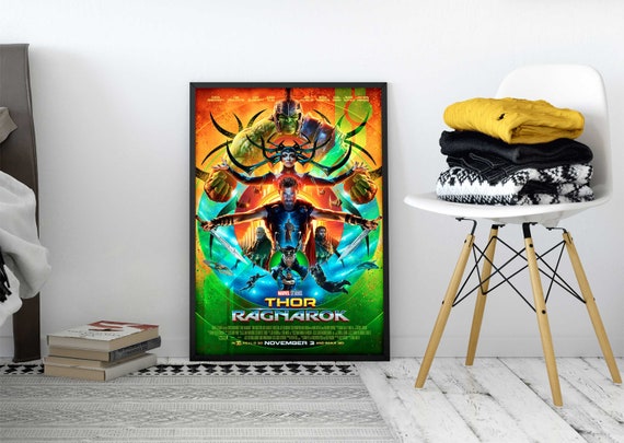 LED Light up Thor: Ragnarok Movie Poster Backlit Film Display | Etsy