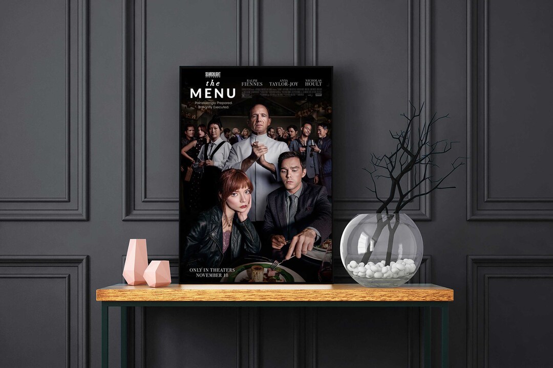 LED Light up the Menu Movie Poster Frame Backlit Film Display Theater ...